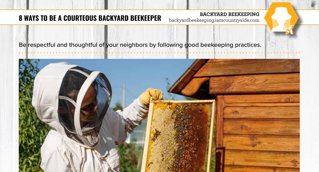 8 Ways to Be a Courteous Backyard Beekeeper - Backyard Beekeeping